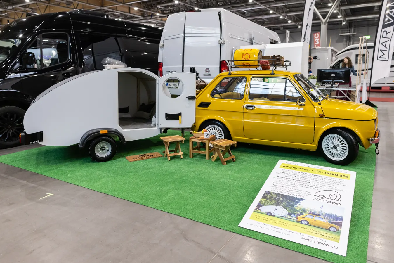 Marvan přivezl Uovo – nejmenší karavánek i za maluchy | BVV CZ